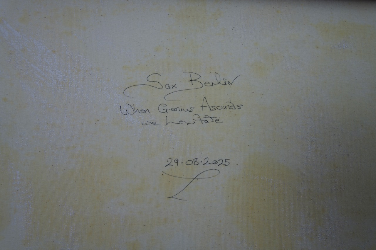 When Genius Ascends We Levitate – White Court Art